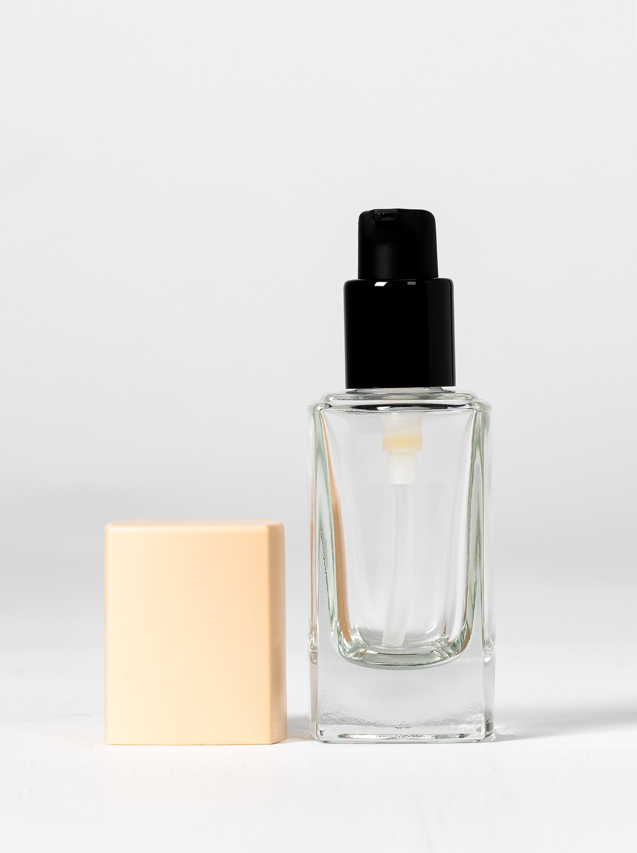 Dip Tube Pump on Glass Bottle (30ML)